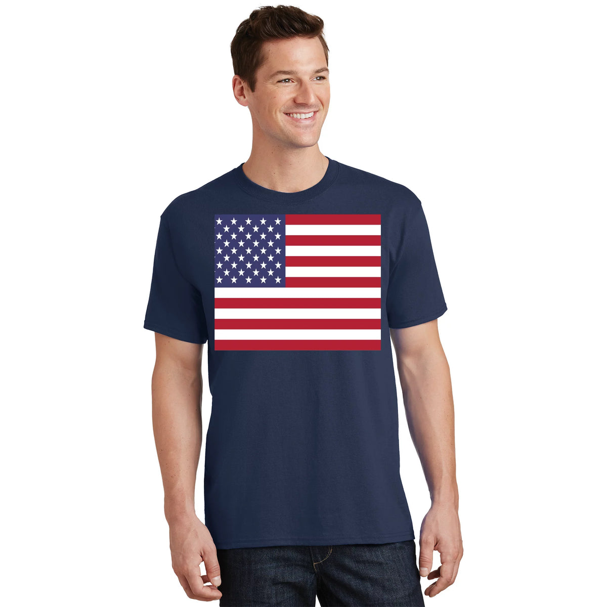 Flag of the United States USA American T-Shirt – TeeshirtCentury ...